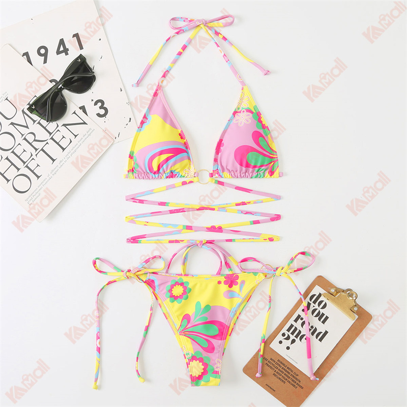 Why Not Buy Yourself Cute Pink Bikini Swimsuits Kameymall